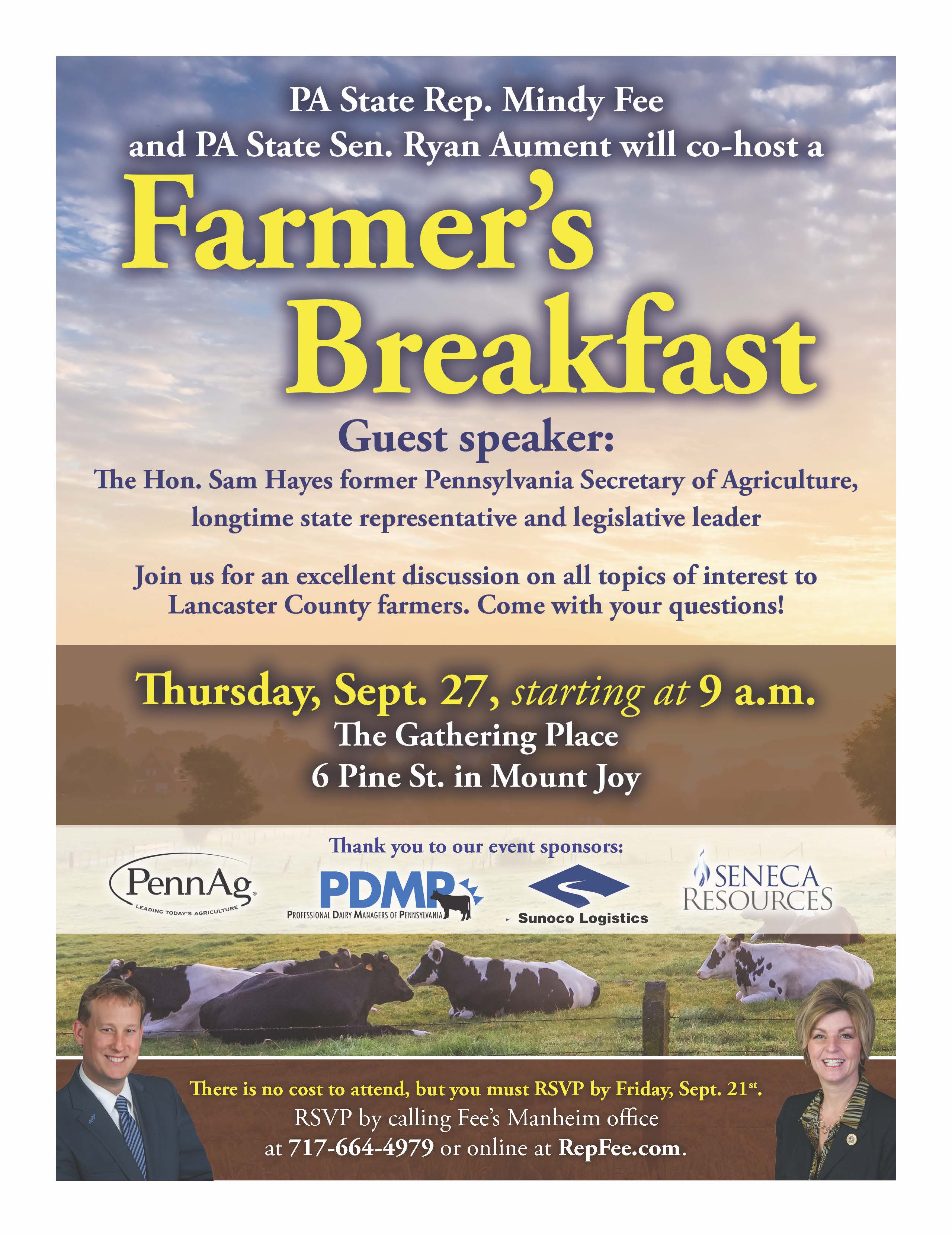 Farmers breakfast poster 2018 – Penn Township, Lancaster County, PA