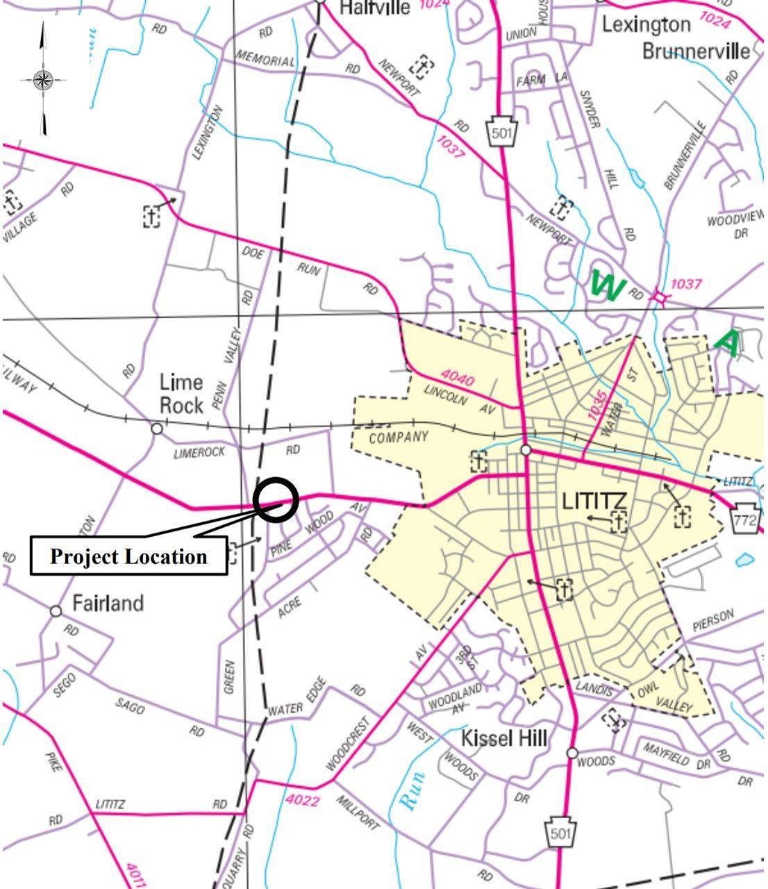 Route 772-PennDOT project – Penn Township, Lancaster County, PA